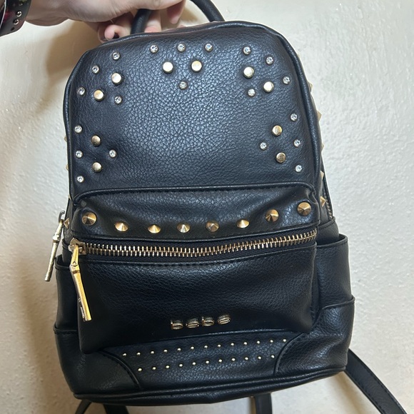 bebe | Bags | Vintage Bebe Studded Mini Backpack | Poshmark